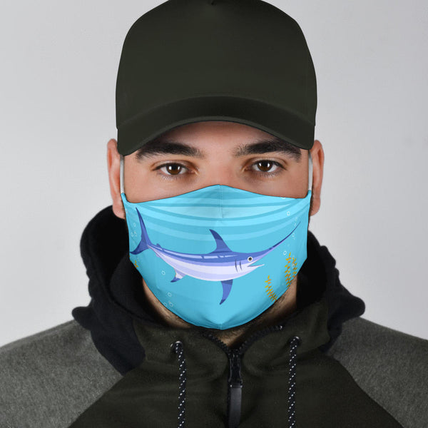 Cute Swordfish Print Face Mask – Pawlice.com